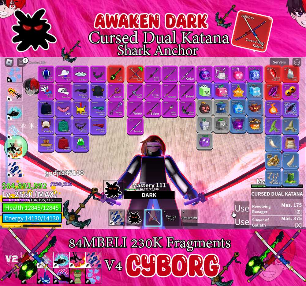 Blox Fruit Race V4 | CyBorg V4 | Awaken Dark | GodHuman | Cursed Dual ...