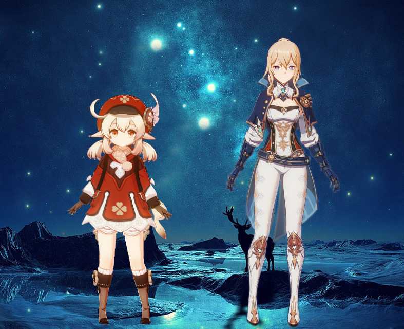 Klee+Jean - NA//AR7-11 - Genshin starter account - You can link to ...