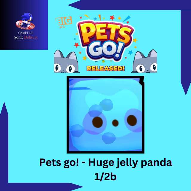 Huge Jelly Panda - Pets go!