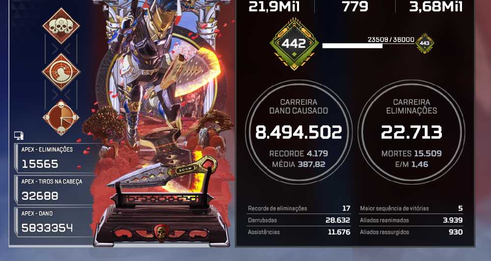 (PC) WRAITH 15K, 5M FULL ACCOUNT , 6 HEIRLOOM