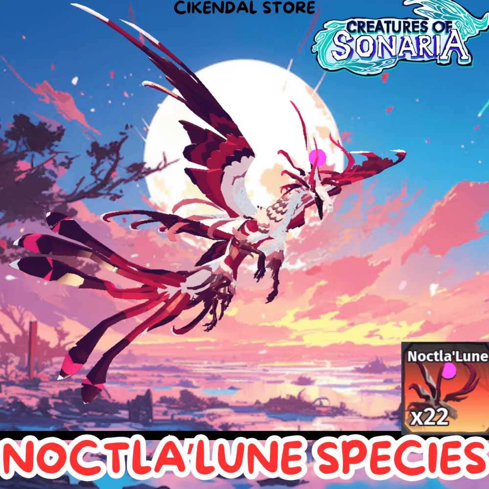 Noctla'Lune | Creatures of Sonaria |Cos + BONUS
