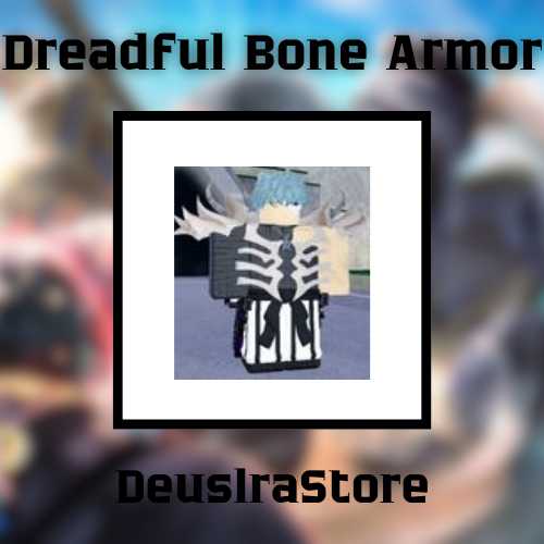 Dreadful Bone Armor / Type Soul Accessory / Fast Delivery
