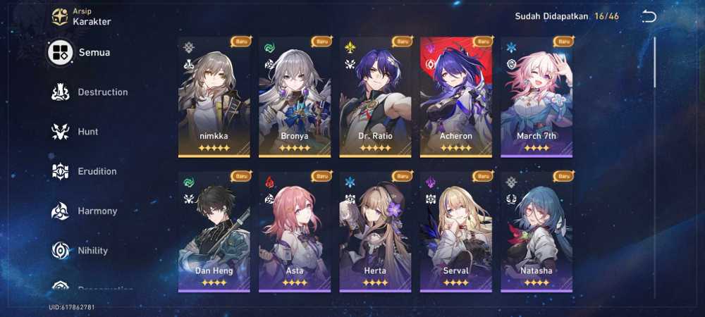 (2) [America] Instant Delivery Acheron Sgin + Bronya + Dr Ratio + Jade ...