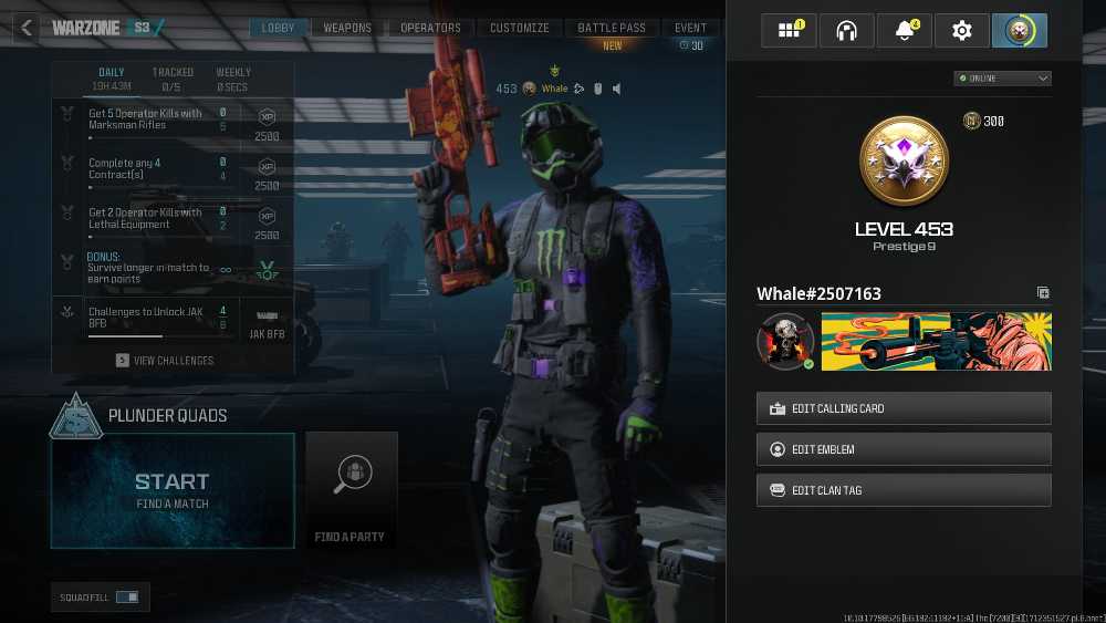 MW3 / Warzone 3 | 44 Meta Guns Max | 19 Operators | Level 450 | 35 ...