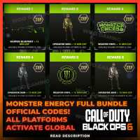 [PC / XBOX / PS4/ PS5] CALL OF DUTY BLACK OPS: 6 | MONSTER ENERGY 6/6 ...