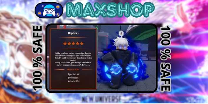 Ryoiki Gojo | Ryoiki The Strongest - A Universal Time (AUT) Mythical ...