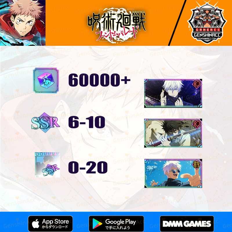 [JP] 60000+ Kaiju | (Within Infinity) Satoru Gojo+Yuta Okkotsu+(The ...