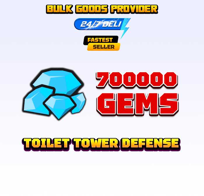 700K Gems - TTD Toilet Tower Defense ️ 24/7 Deli Team