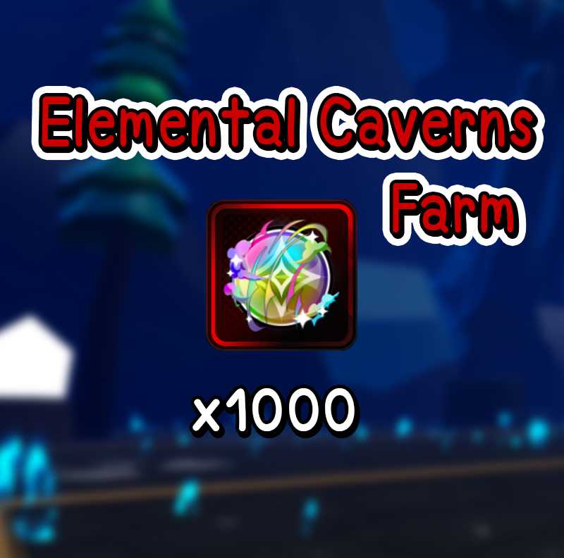 Elemental Caverns Farm - [Anime Last Stand]
