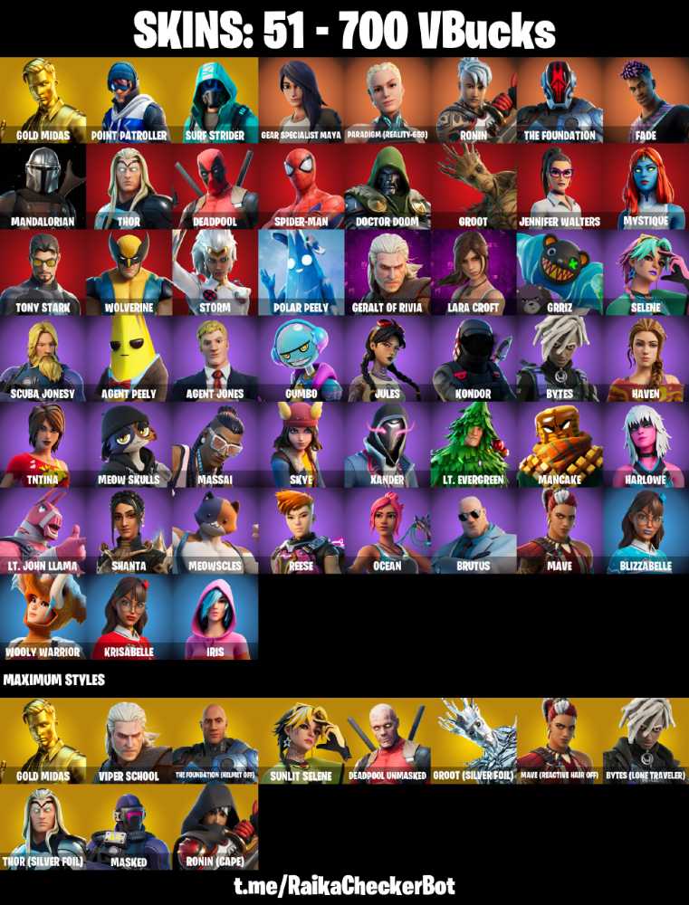 GOLD MIDAS+SURF STRIDER+MANDALORIAN+THOR+SPIDER MAN+DOCTOR DOOM+GROOT ...