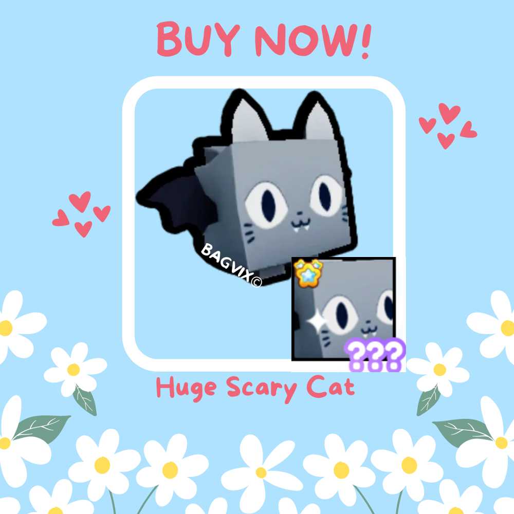 Huge Scary Cat | Pet Simulator 99 | PS 99 | Pet Sim 99 | Huges