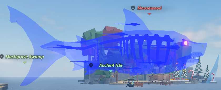 Fisch Ancient Megalodon Sparkling Shiny Giant Abyssal
