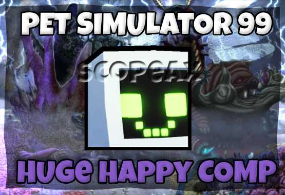 Pet Simulator 99 Huge Happy Computer