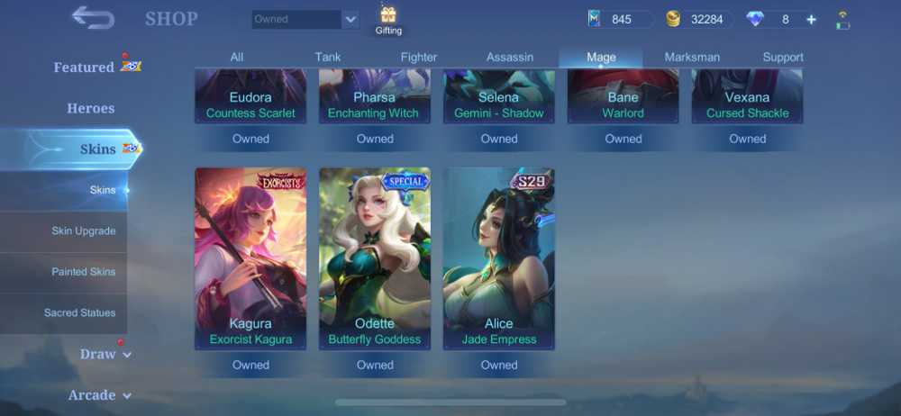 THUNDERFIST CHOU, EXORCIST KAGURA, JJK MELISSA, M5/PRIME BEATRIX ...