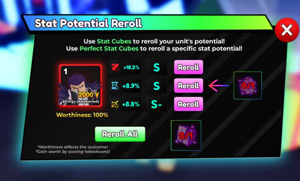 Stringy ( Awakened ) I Doflamingo Evo I Stats S S S-- I Anime Adventures