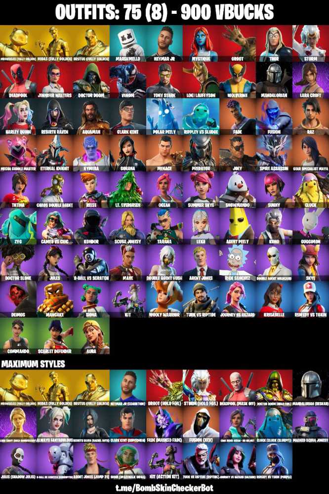 75 SKINS+HOLO FOIL(GROOT+STORM+DOCTOR DOOM)+FULL BESKAR MANDALORIAN ...