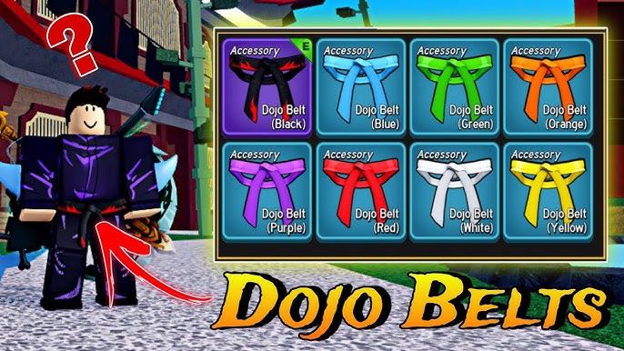 BLOX FRUITS ALL DOJO BELTS SERVICE