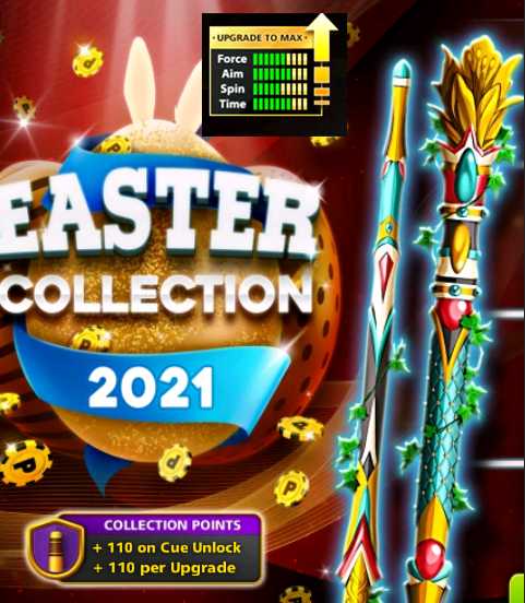 Ostara Cue Level 2 ( 9 cue pieces ) + 320 Cash + 30 Golden Shot +VIP ...