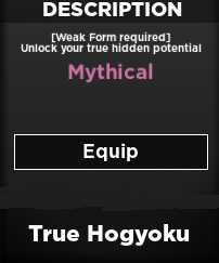 True Hogyoku - Type Soul