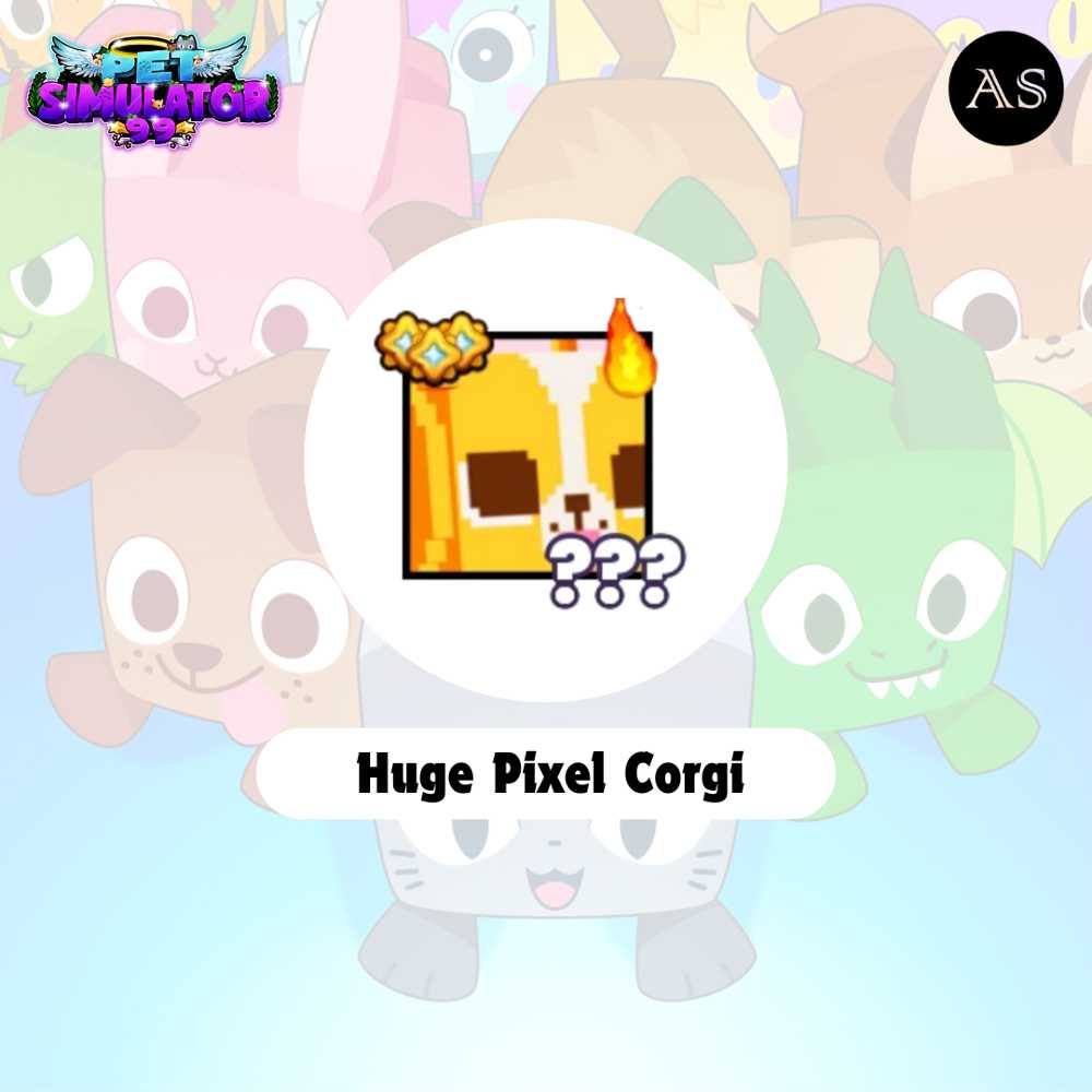 Huge Pixel Corgi