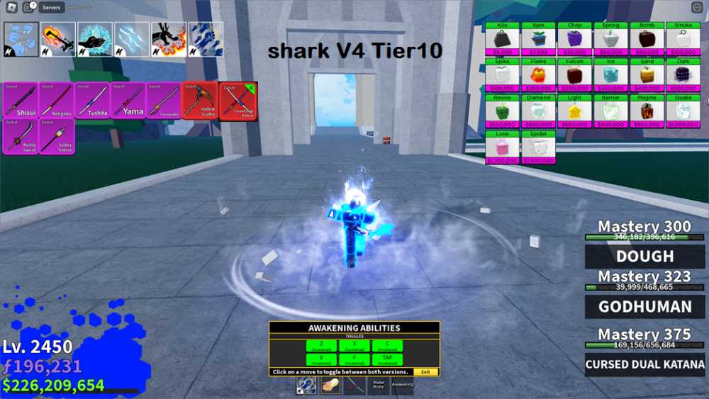 Shark V4 (Tier 10) | Awaken Dough - Unverified Account | Instant Delivery