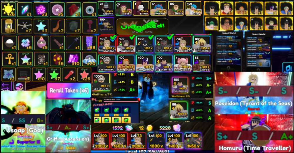 #035 Anime Adventures SUPER META ACCOUNT : POISEDON (Tyrant of the Seas ...