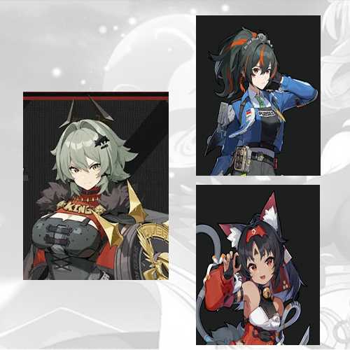 Asia|Lv4-10|Female|Caesar King + Zhu Yuan + Nekomiya Mana + Random four ...