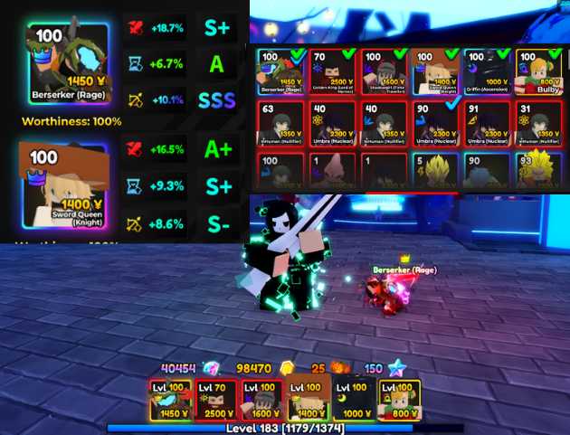 Anime Adventure l Guts Unique SSS rang Saber Unique + Homura evo