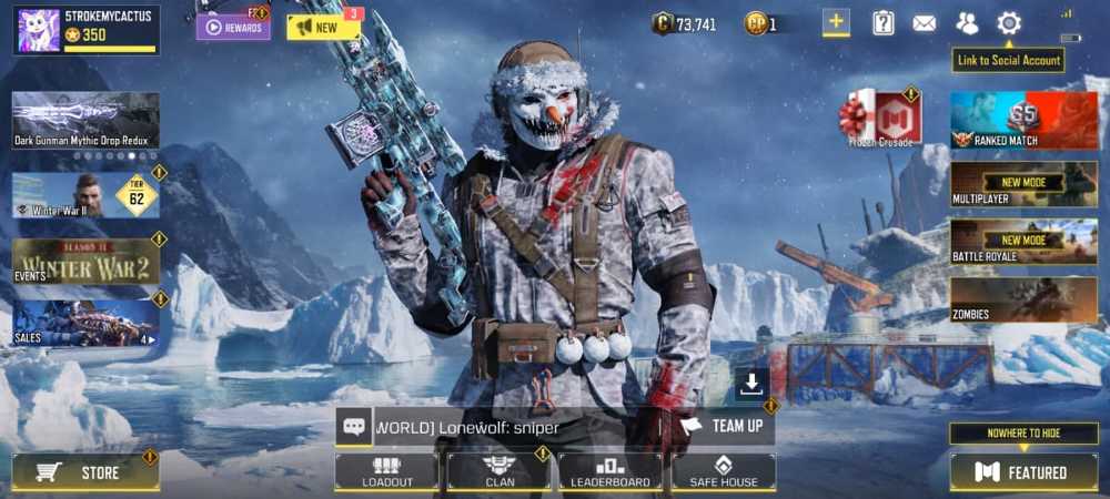 | Lvl 350 | Epic Guns 182 | Epic Characters 79 | Gold Camos 15 Diamond ...