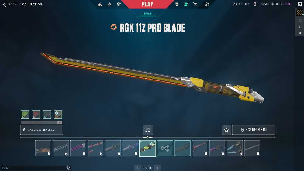11 SKINS | RGX 11z Pro Blade + Prime Vandal + Reaver Vandal | Gold 2 ...