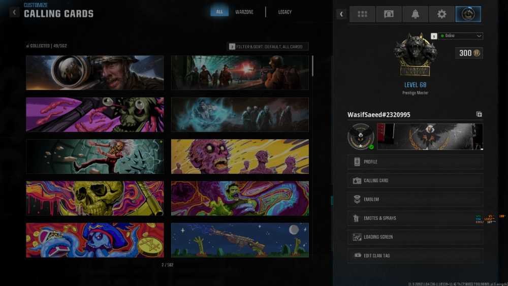 BO6 / WZ4 Prestige 10 level 55 Hard Unlocked⭐ 10 +BO6 Guns Maxed⭐ 16 ...