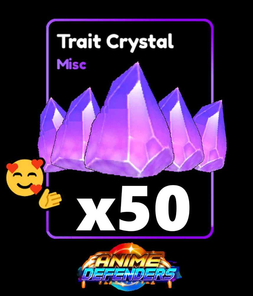 x50 Reroll Trait Crystal - Anime Defenders AD