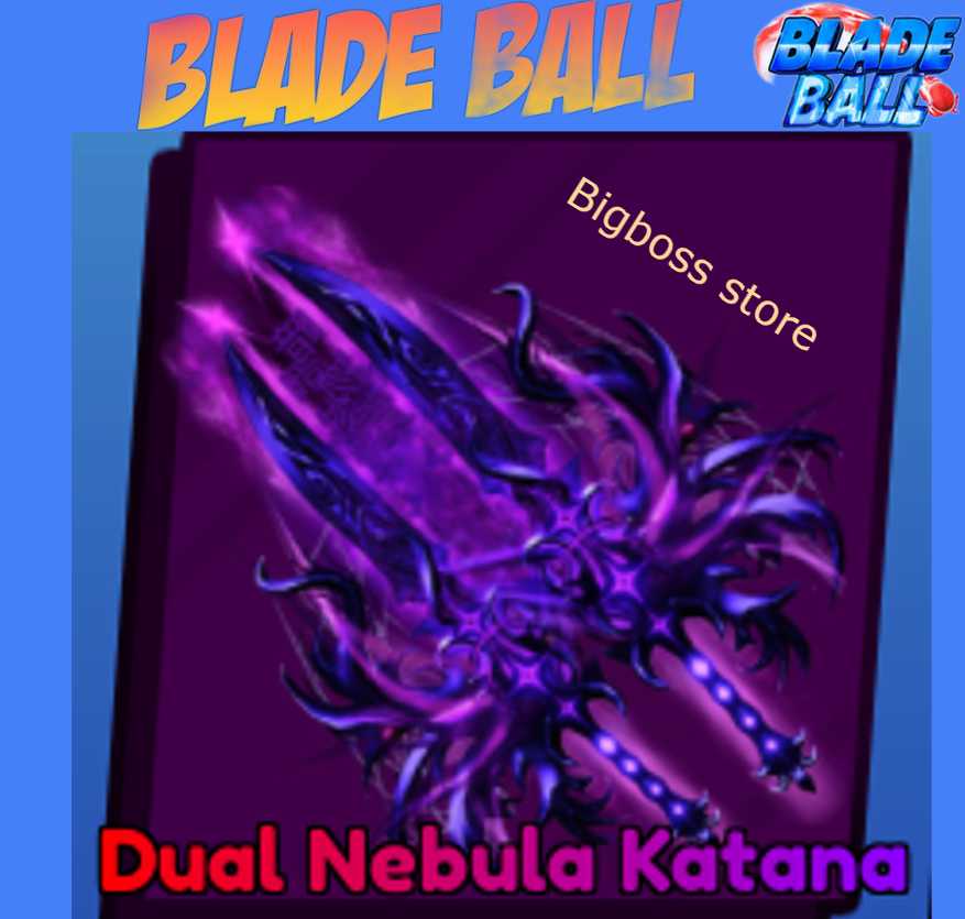 Dual Nebula Katana - Blade Ball