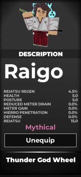 Thunder God Wheel - Type Soul