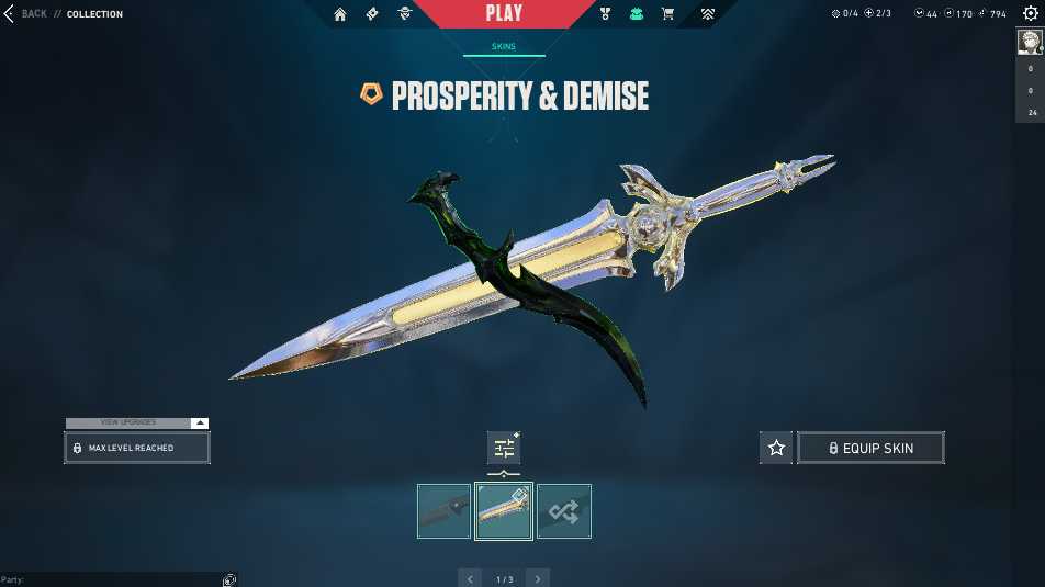 EU - 38 skins - Elderflame Vandal - Prosperity - Ruination Spectre ...