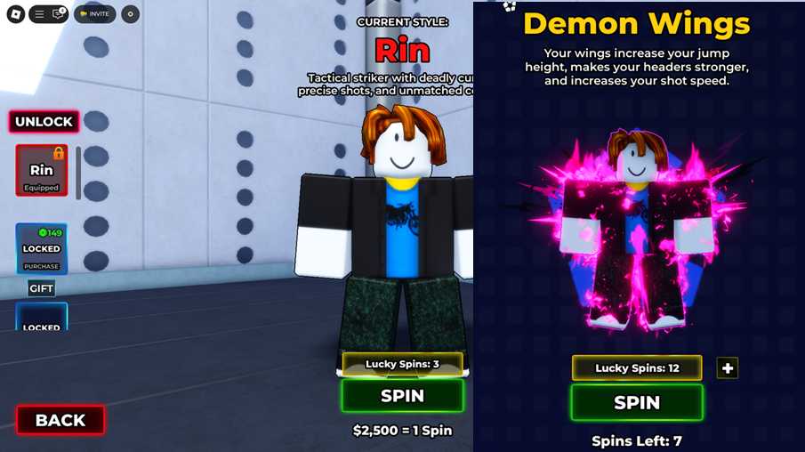 Blue lock rivals| Style Rin (0.5%) | Flow Demon wings (2%) | Unverified ...