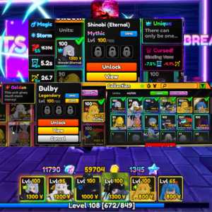 AA UNIQUE SHINOBI EVO (SS, S+, S+) + BULMA GOLDEN AND MANY META UNITS ...