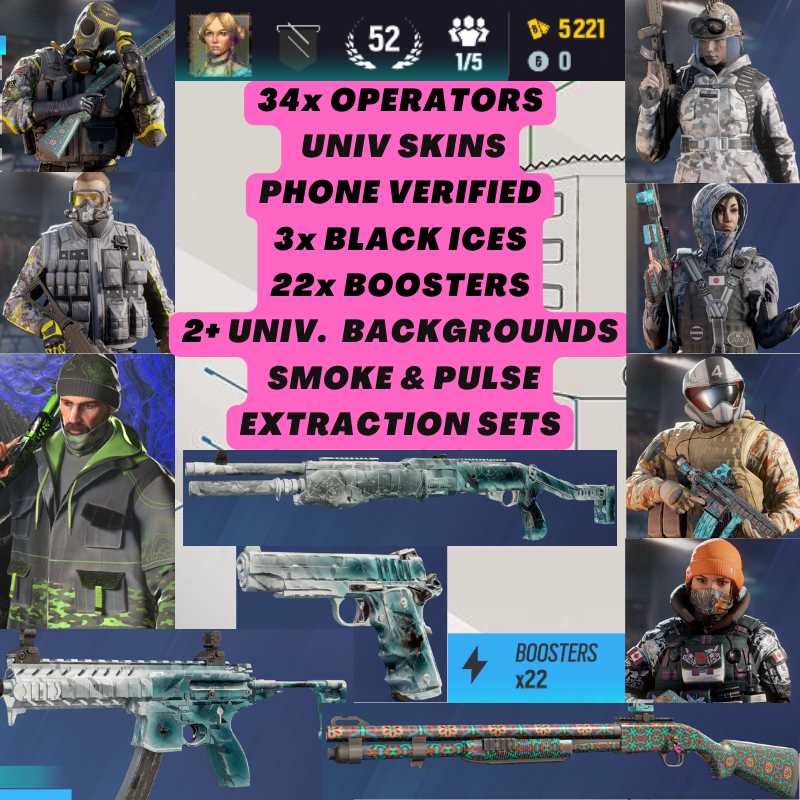 Stacked Level 5034x Operators || Universal Skin || Lots of Sets and ...