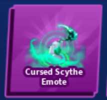 cursed scythe emote
