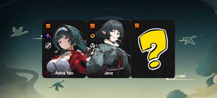 Asia|Female|AR4-10|Astra Yao+Jane+Random SSR|Random four-star characters
