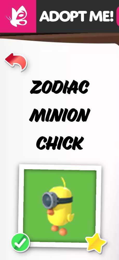Zodiac Minion Chick