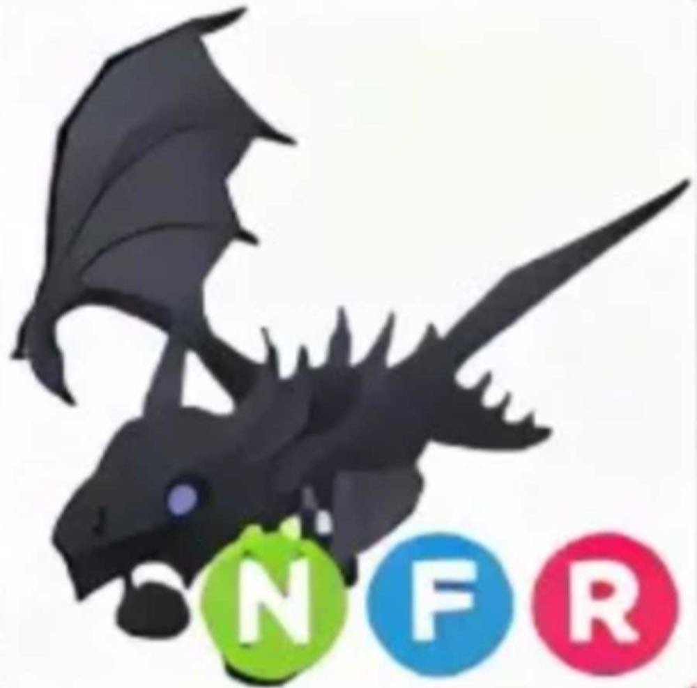NFR Shadow Dragon Neon Fly Ride Shadow Dragon Legendary Pet Adopt Me Roblox