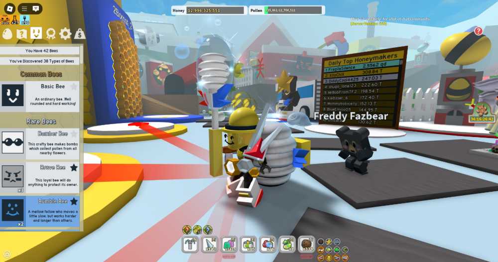 B88 | Bee Swarm Simulator Account | 42 Bee | Cub Buddy | BSS | Beeswarm ...