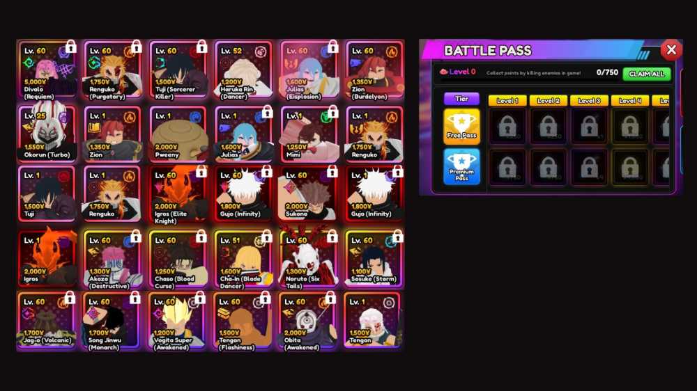 Anime Vanguards God Tier Account Vanguard Unit Diavolo(Divalo) 2 ...