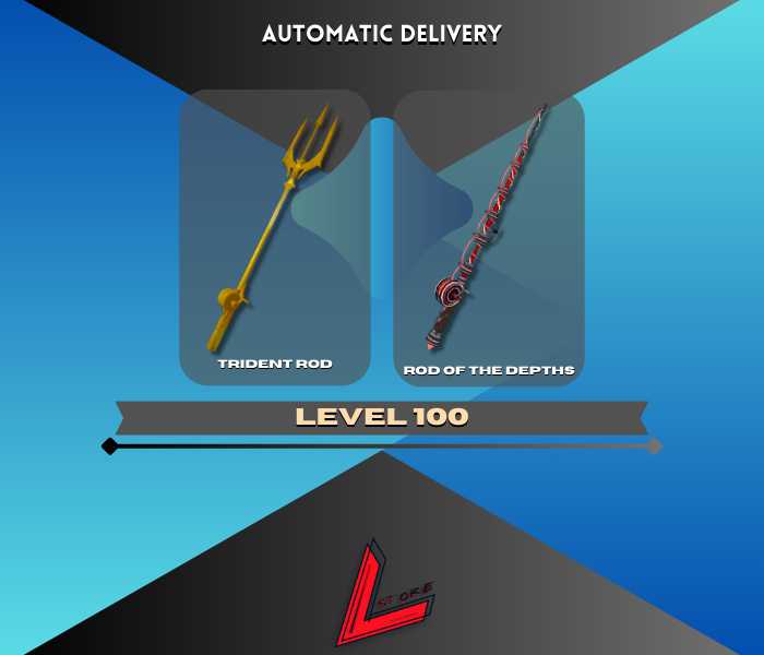 [Fisch] Level 100+ | Rod of The Depths | Trident Rod #2