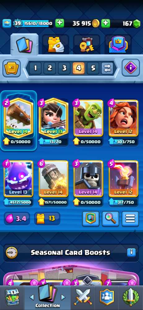 Fully Protected Level 39 Log Bait Deck 2 Champ 6K Trophies Free Name ...