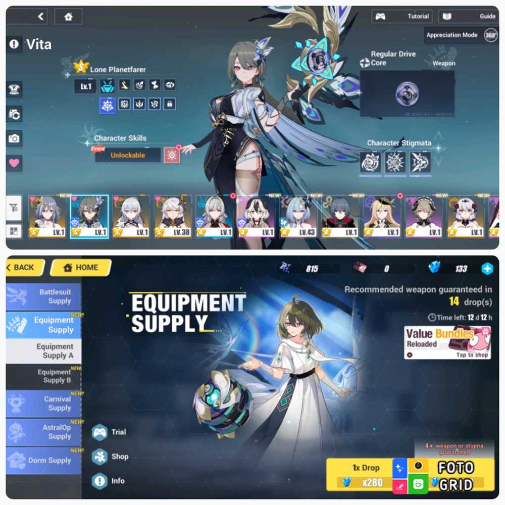 global Na starter | vita 3/4 full stigmata tmb + hos + bronya sw + hov ...