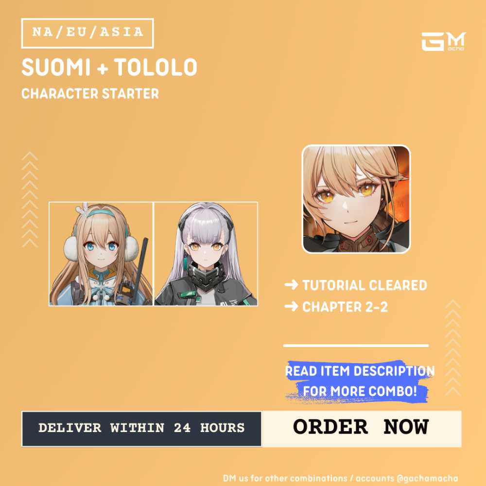 All Server | Girls Frontline 2: Exilium Starter | Suomi + Tololo | EU ...