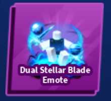 dual stellar blade emote