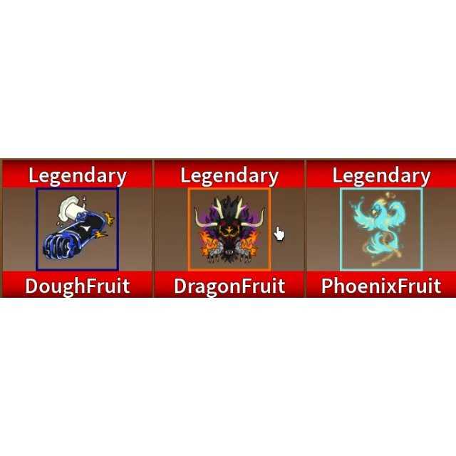 King Legacy All Legendary Fruits